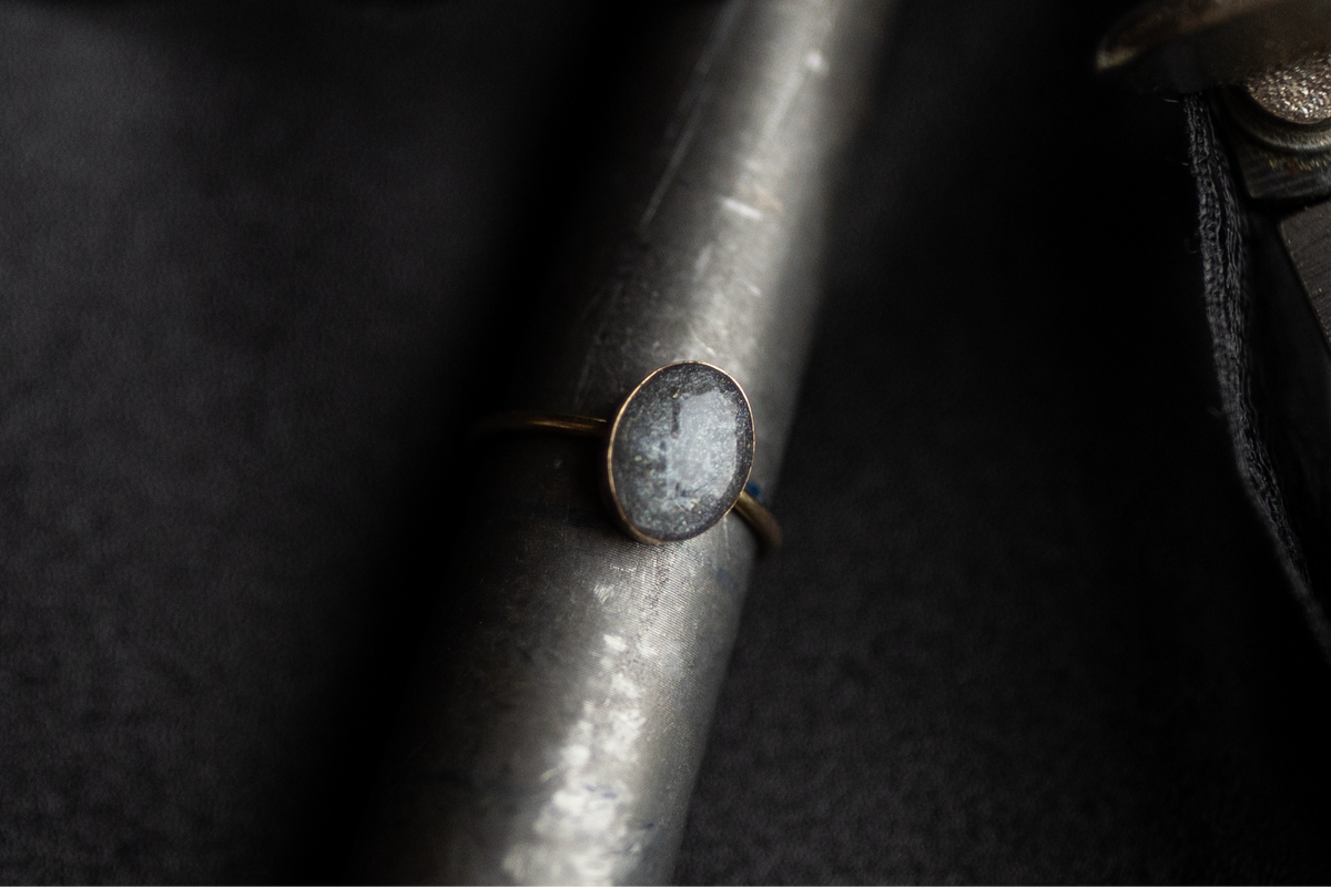 (Best Seller) Large Oval Celebration Ring – Golden Coyote Jewelry